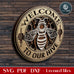 BEE WELCOME SIGN - SVG / DXF – DuperCut