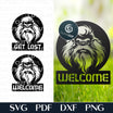 BIGFOOT / SASQUATCH SIGNS - SVG / DXF – DuperCut