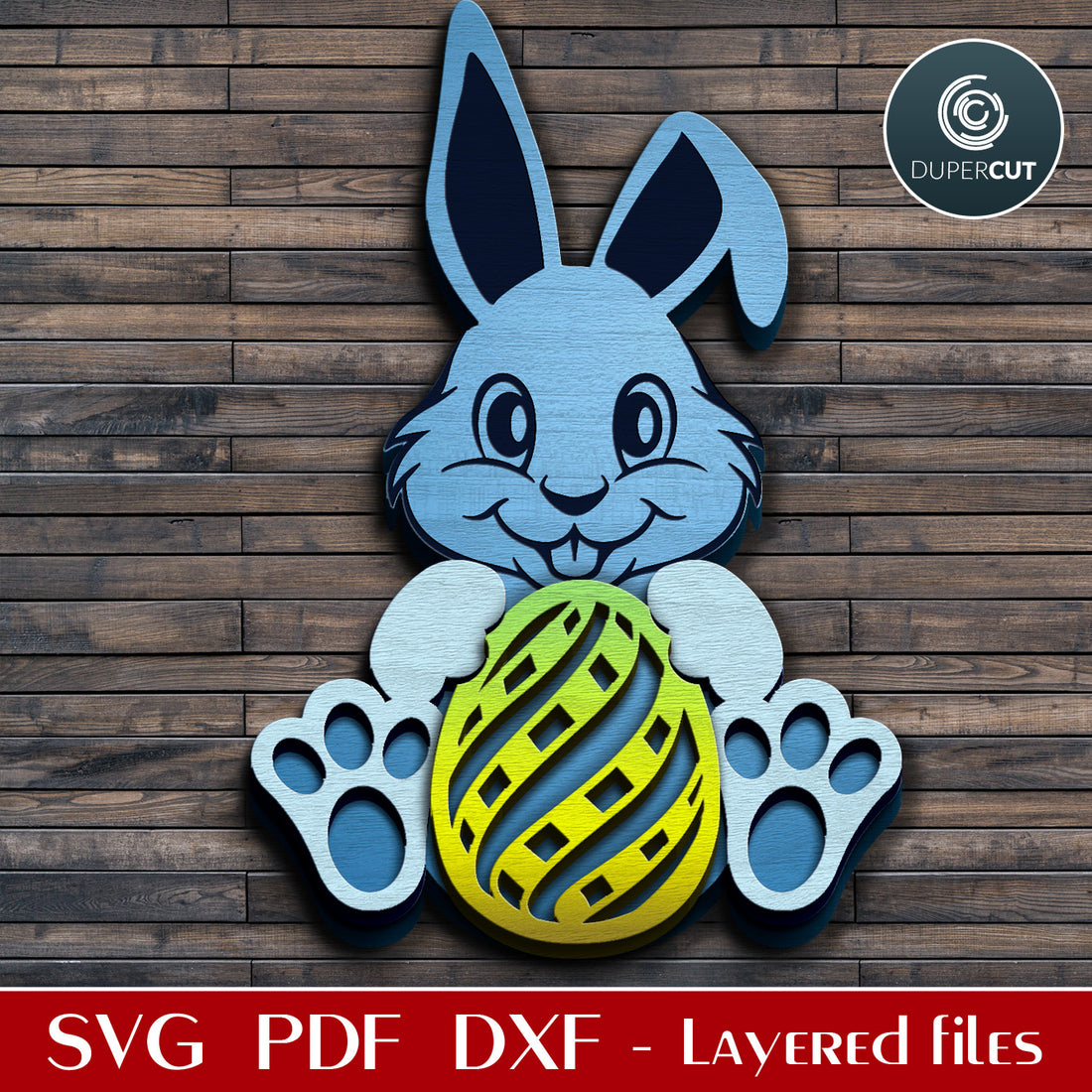 EASTER BUNNY - SVG / DXF – DuperCut