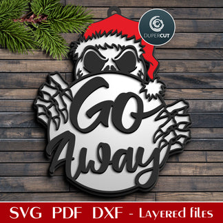 "GO AWAY" BUNDLE - SVG / DXF – DuperCut
