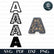26 ALPHABET LETTERS - Layered - SVG / PDF / DXF – DuperCut