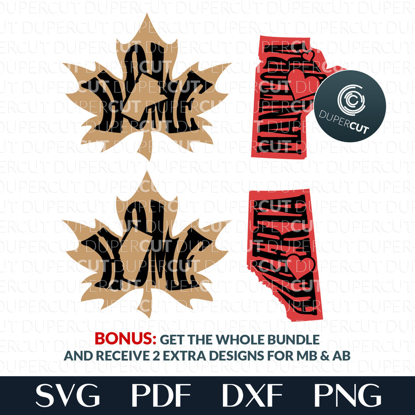 HOME - CANADA MAP bundle - SVG – DuperCut