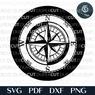 COMPASS - Custom Coordinates - SVG / PDF / DXF / EPS – DuperCut