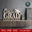 CONGRATS GRAD 2023 - custom name - SVG / DXF – DuperCut