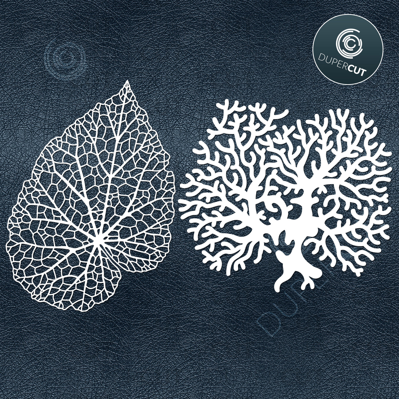 2 Designs - CORALS - SVG / PDF / DXF – DuperCut