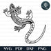 GECKO - Layered - SVG / PDF / DXF – DuperCut