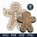 GINGERBREAD MAN - SVG / PDF / DXF – DuperCut