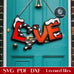 LOVE CHRISTMAS SIGN - SVG / DXF – DuperCut