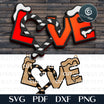 LOVE CHRISTMAS SIGN - SVG / DXF – DuperCut