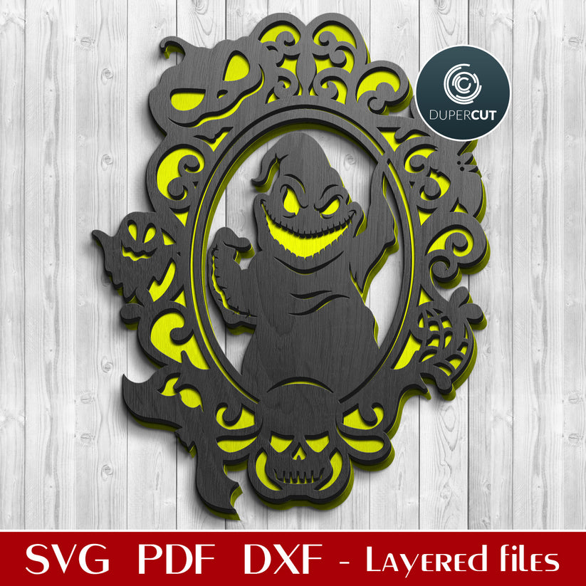OOGIE BOOGIE DOOR HANGER - SVG / PDF / DXF / PNG – DuperCut