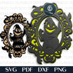 OOGIE BOOGIE DOOR HANGER - SVG / PDF / DXF / PNG – DuperCut