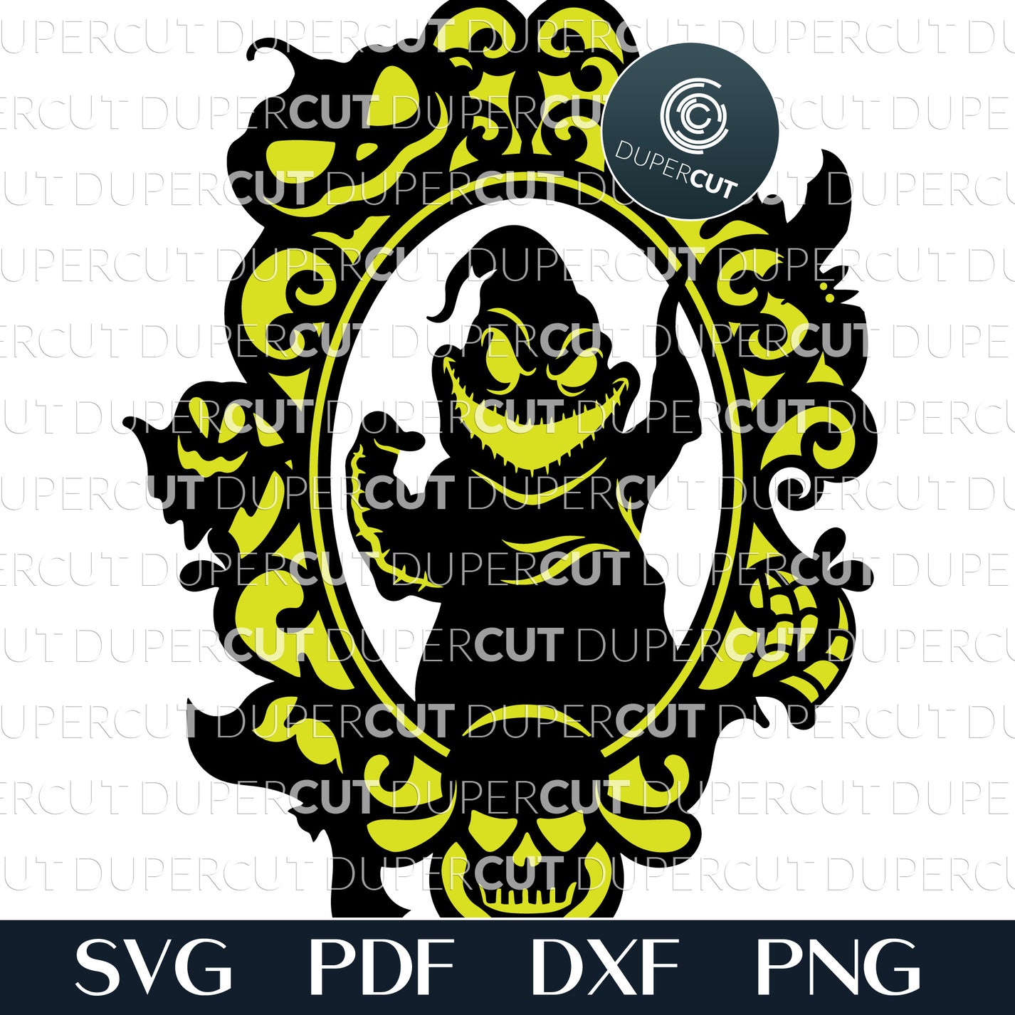 OOGIE BOOGIE DOOR HANGER - SVG / PDF / DXF / PNG – DuperCut