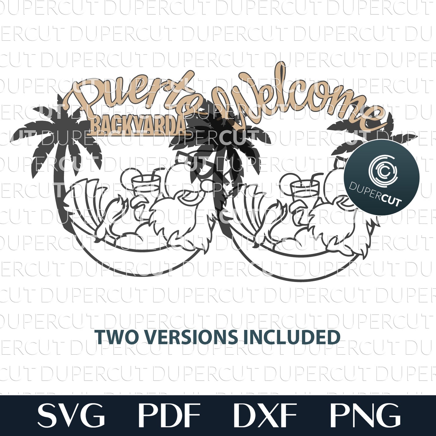 PARROT SIGN - SVG / DXF – DuperCut