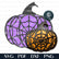 PUMPKIN WITH WEB - SVG / PDF / DXF / PNG – DuperCut