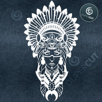 SHAMAN WOMAN - SVG / PDF / DXF – DuperCut