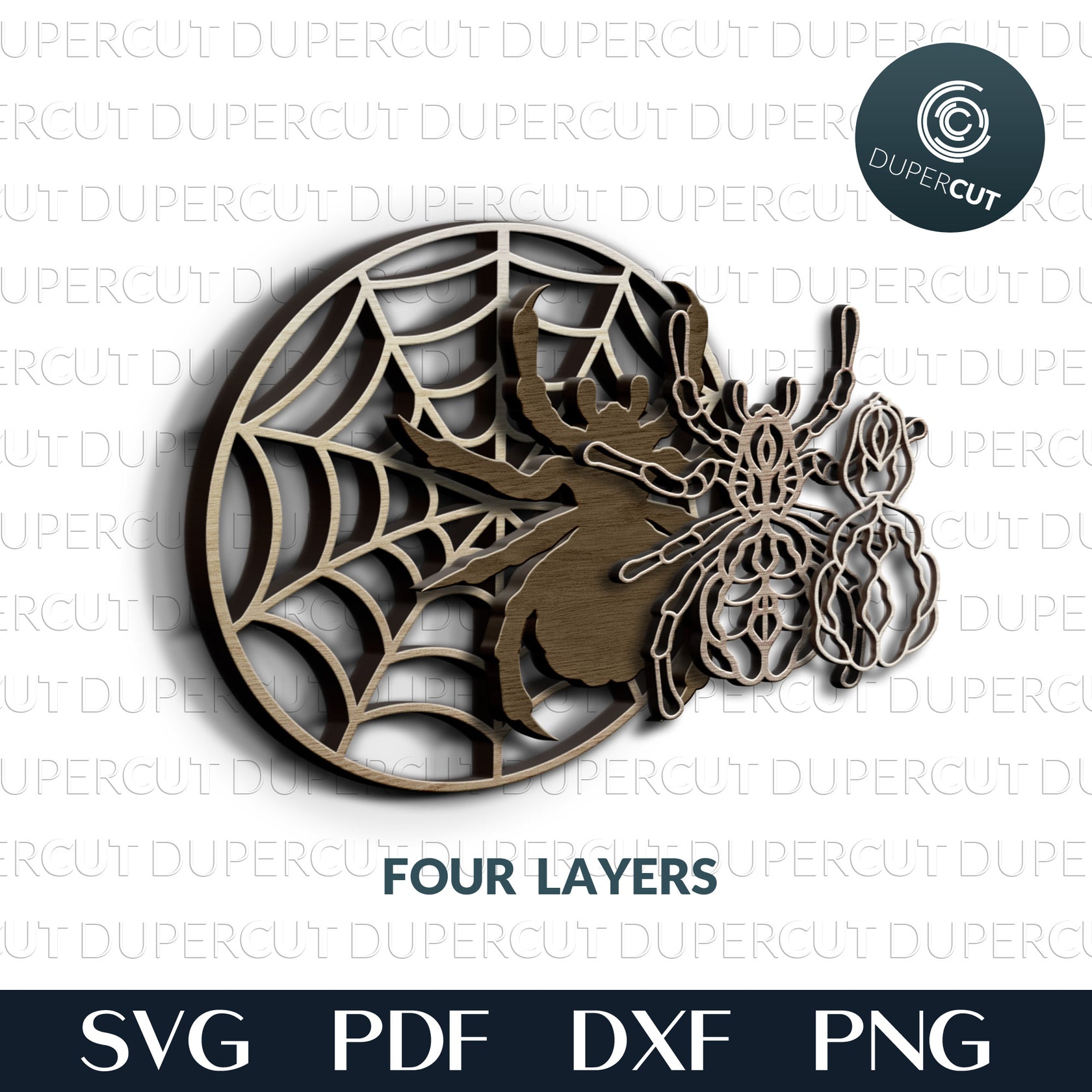 SPIDER - SVG / PDF / DXF – DuperCut