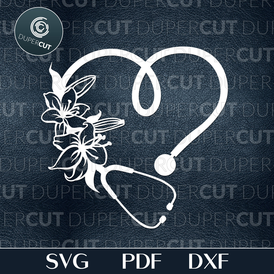 STETHOSCOPE - SVG / PDF / DXF – DuperCut