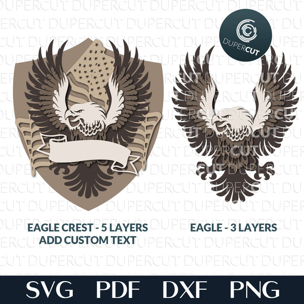 EAGLE CREST - SVG / DXF – DuperCut