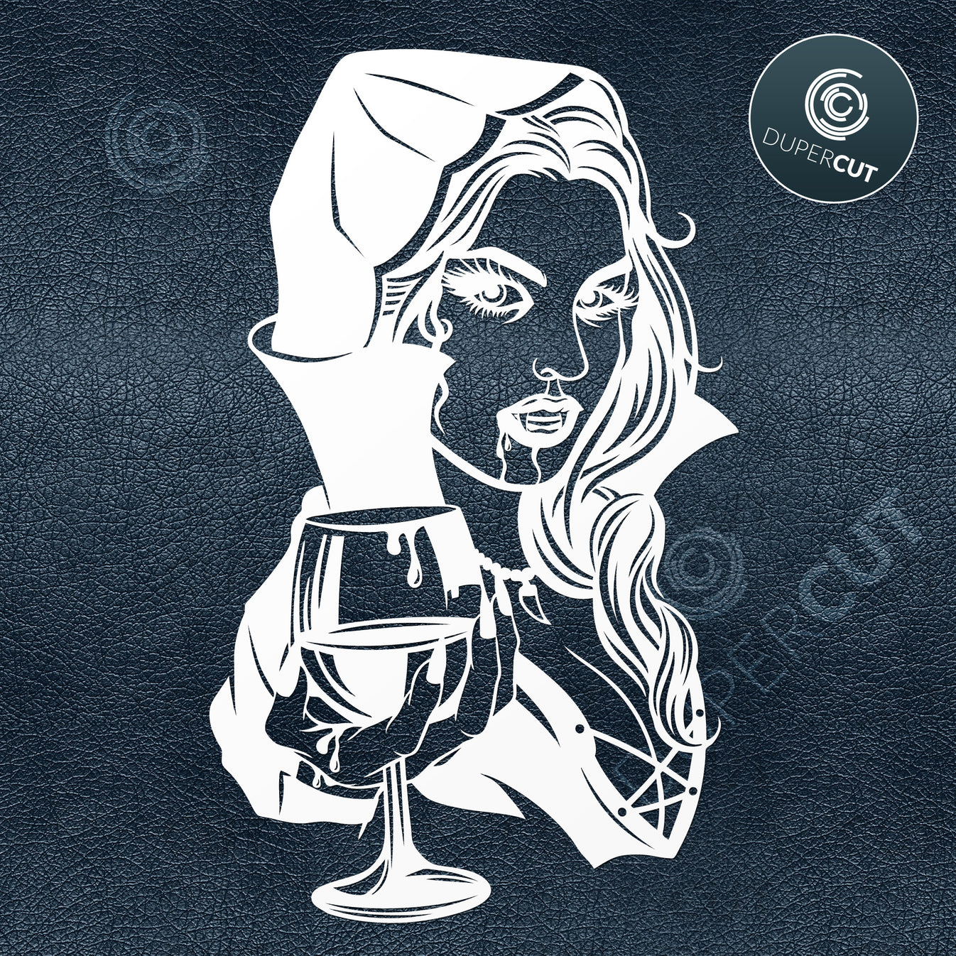 VAMPIRE WOMAN - SVG / PDF / DXF – DuperCut