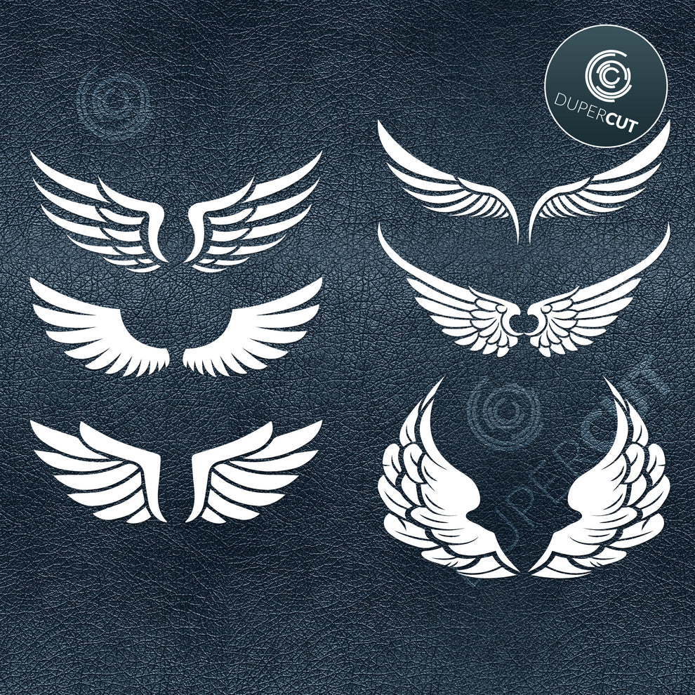 WINGS - SVG / PDF / DXF – DuperCut