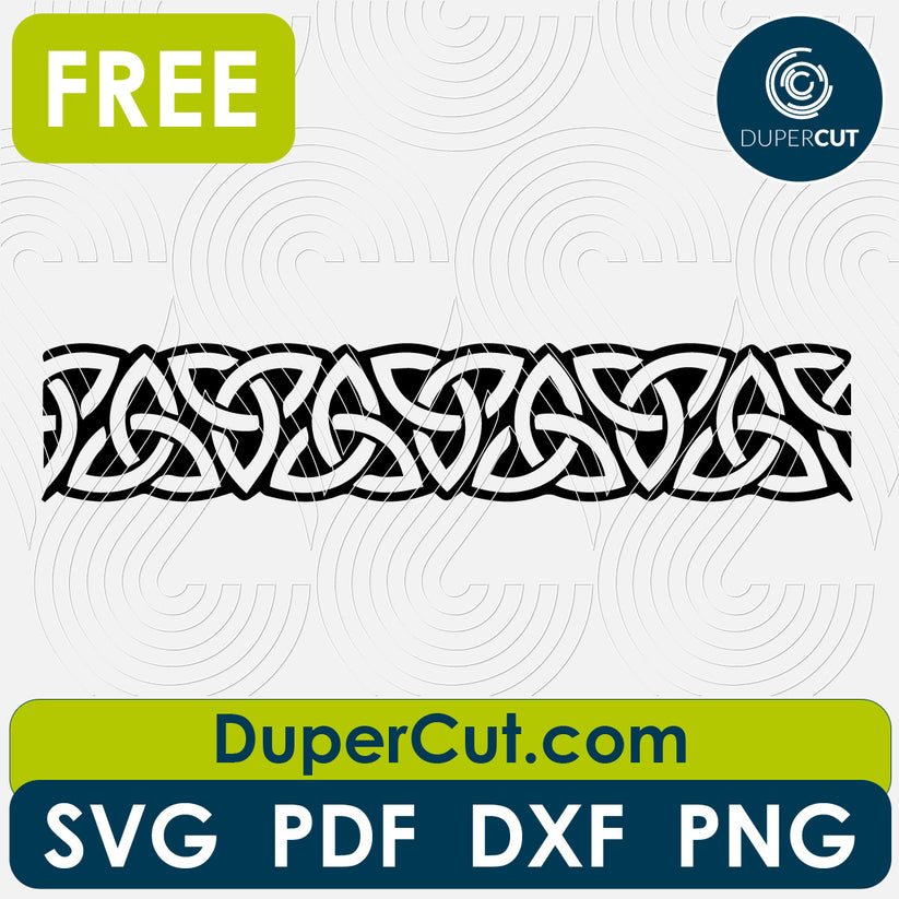 CELTIC BORDER - SVG PDF DXF PNG – DuperCut