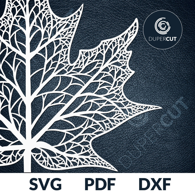 MAPLE LEAF - SVG / PDF / DXF – DuperCut