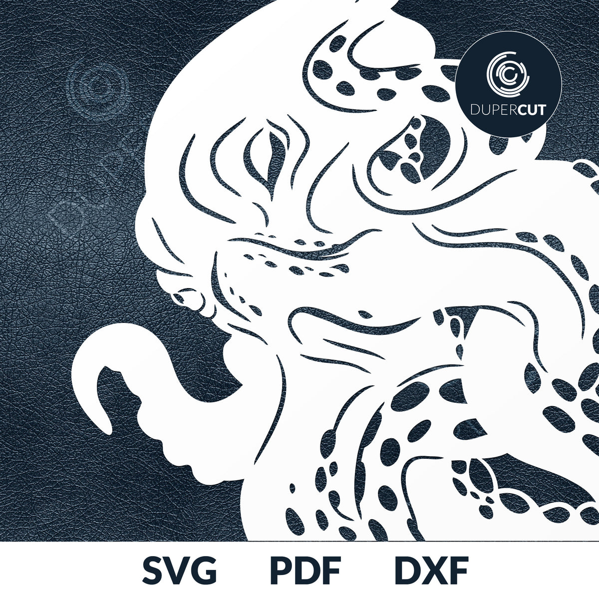 OCTOPUS - SVG / PDF / DXF – DuperCut